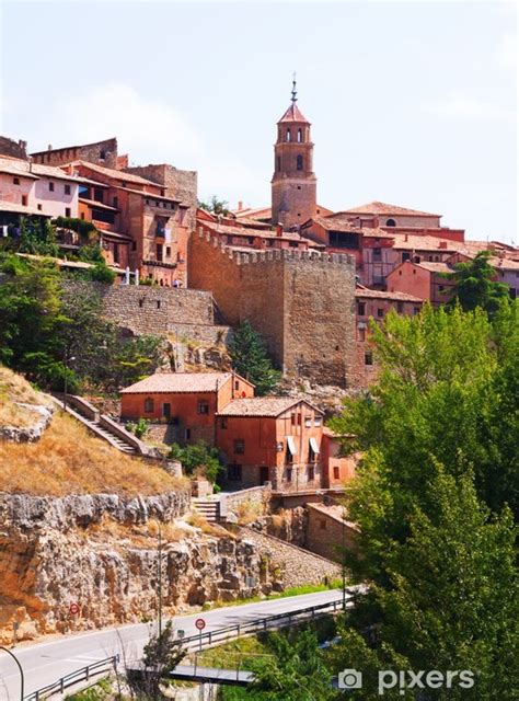 Wall Mural Spanish Town In Summer Albarracin Pixersuk