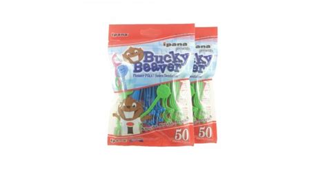 Maxill Bucky Beaver Flosser 50psc 2pcs Bundle