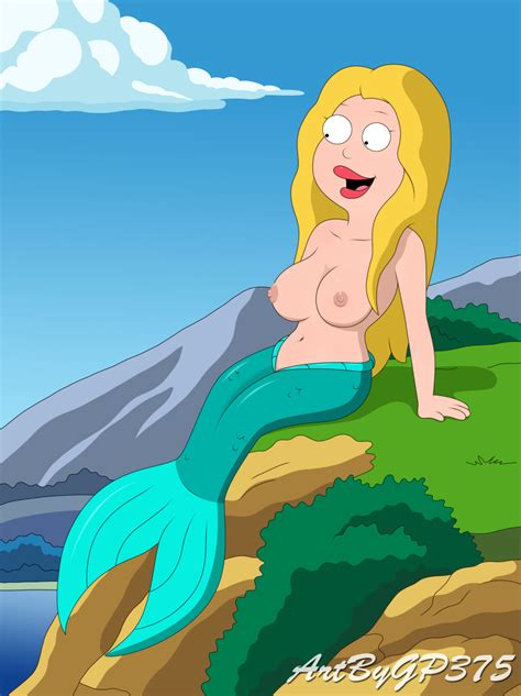 Rule 34 Accurate Art Style American Dad Blonde Female Blonde Hair Breasts Female Francine