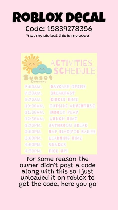 Bloxburg Daycare Ideas Layout