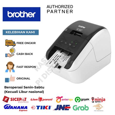 Jual Brother Printer Label Ql 800 Label Maker Garansi Resmi 3 Tahun Shopee Indonesia