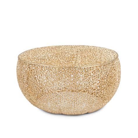 Coral Coffee Table Ocean Inspired Aluminum Design