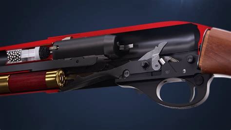 3d Animation Showing How A Pump Action Shotgun Works