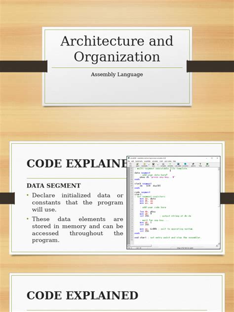 Assembly Language Data Segment Explained Pdf String Computer