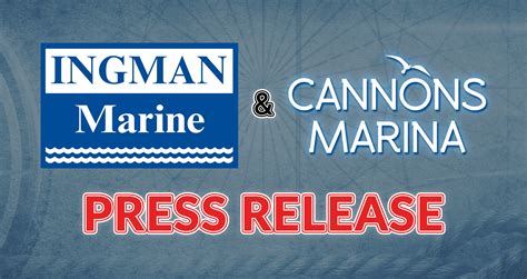 Ingman Marine Ingman Marine And Cannon Marine Press Release