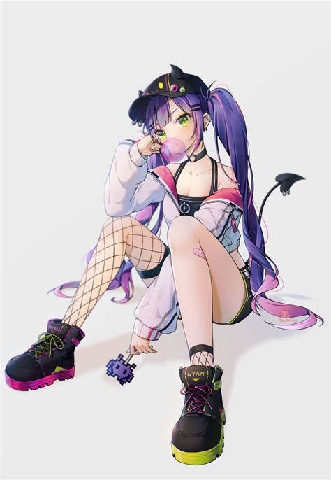 Tokoyami Towa Hololive Drawn By Kanchoring Danbooru