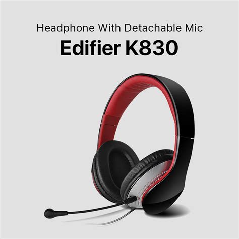 Edifier K830 Headset With Detachable Mic Memoxpress Online