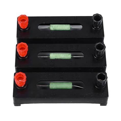 2024 3pcs Fixed Resistor Coils 5Ω 10Ω 15Ω Electronic Resistors For