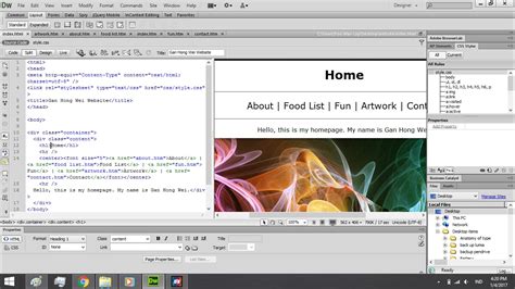 Webpage Assignment Progression Steady Art Boy