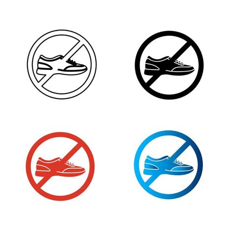 No Shoes Icon Vector Art Icons And Graphics For Free Download