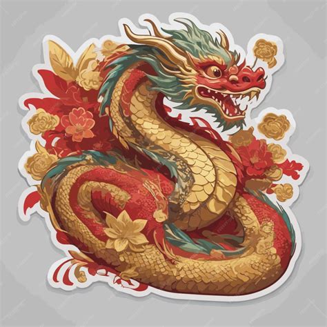 Premium Vector Chinese New Year Dragon Cartoon Vector