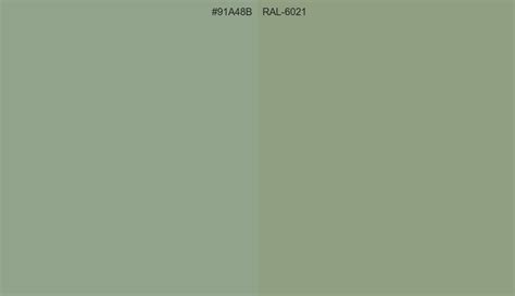 Hex 91a48b To Ral Code Ral 6021 Conversion Chart Ral Classic