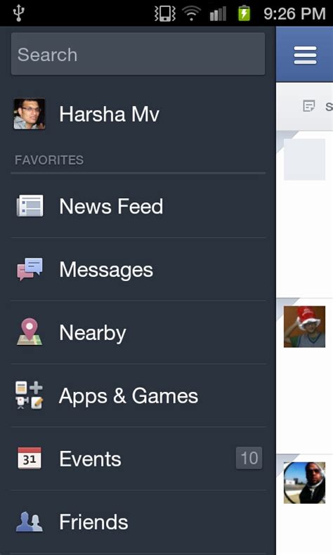 Android Facebook Style Slide Stack Overflow