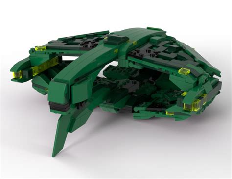 Lego Moc Romulan Warbird Dderidex Class By Powers Clutch Powers Rebrickable Build With Lego