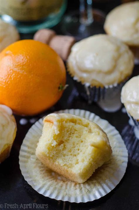 Glazed Mimosa Muffins Fresh April Flours