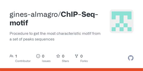 Github Gines Almagrochip Seq Motif Procedure To Get The Most