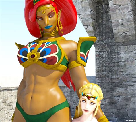 Zelda And Urbosa By Xamjam3d On Deviantart