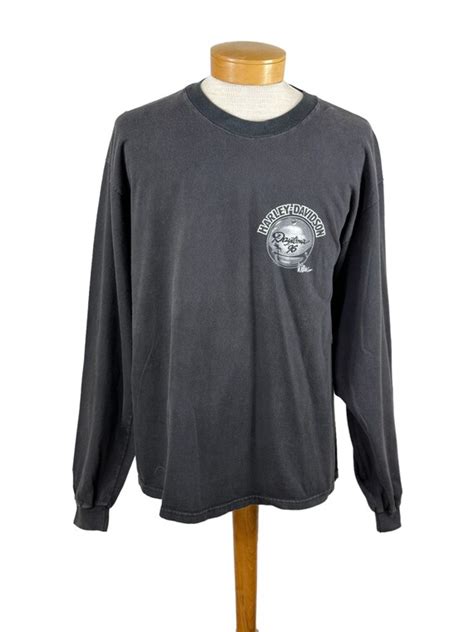 1990s Harley Davidson Daytona Beach Long Sleeve Tee S Gem