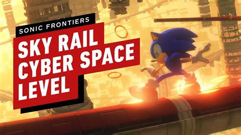 Sonic Frontiers Gameplay Sonic Adventure 2s Sky Rail Meets Cyber Space Youtube