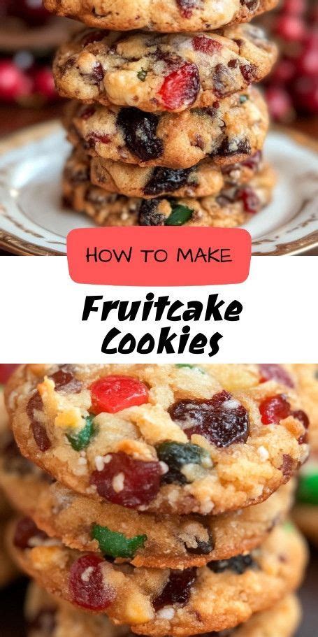 Fruitcake Cookies Fruit Cake Cookies Fruit Cake Cookies Recipe