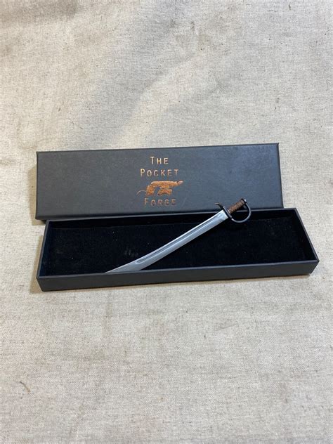 16 Scale Miniature Cutlass Naval Sword Pirate Hand Forged Steel Tiny