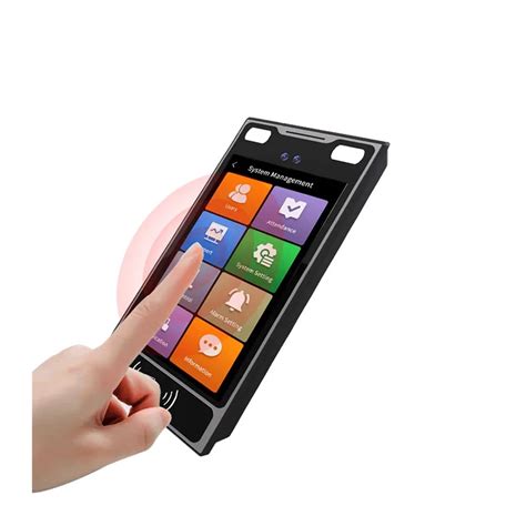 dynamic face recognition access control system rfid card biometric attendance machine full view