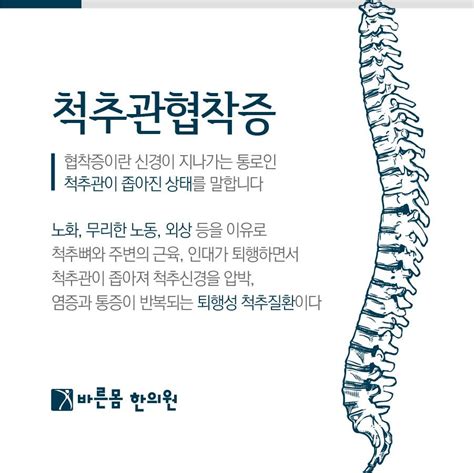 바른몸한의원 퇴행성 척추질환 《척추관협착증》 ☞reurlkr38a4a482ps