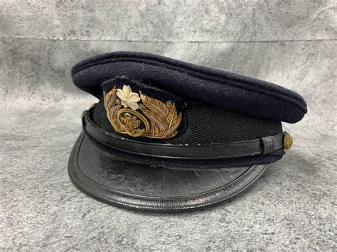 Former Japanese Navy Original Nco Hat WwⅡ Ija Ijn Military Vintage Army