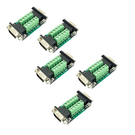 Buelec Db9 Female And Male Connector In One Breakout Board Rs232 Rs485