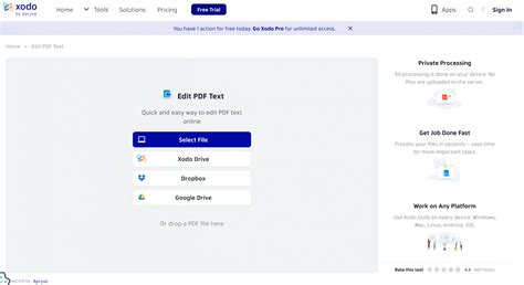 xodo pricing packages which one fits your need