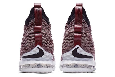 Nikes Lebron 15 Gets Sprayed Burgundy Sneaker Freaker