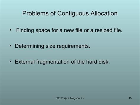 Allocation Methods Continuous Method47 Ppt