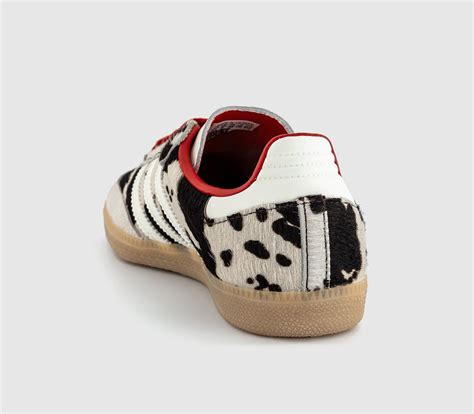 Adidas Samba Og Trainers Cow Print Aurora Coffee White Gum Womens