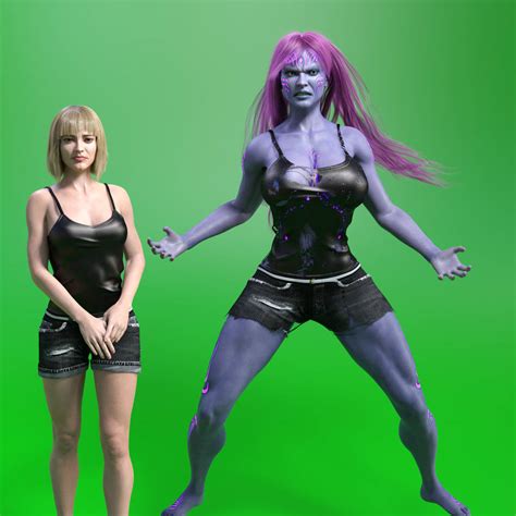 Jen Walters The Alien Goliath What If 2023 By Wool74 On Deviantart