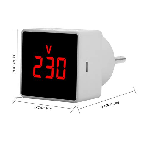 Lcd Digital Ac Voltmeter Voltage Meter Eu Plug Electric Pen Meters Mini