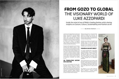 From Gozo To Global The Visionary World Of Luke Azzopardi
