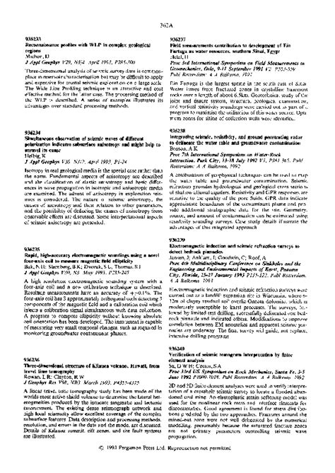 Pdf Verification Of Seismic Tomogram Interpretation By Finite Elements Analysis