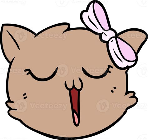 Cartoon Cat Face 45224003 Png