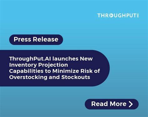 Throughputai Launches New Inventory Projection Capabilities To
