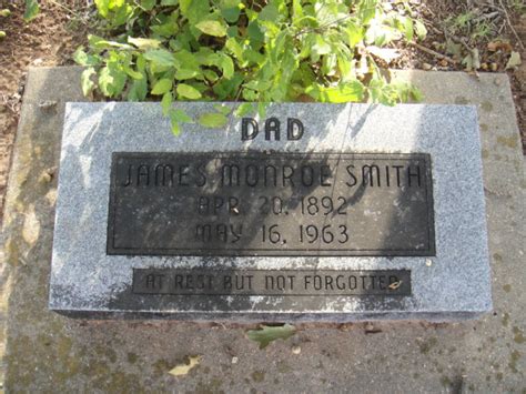 James Monroe Smith 1893 1963 Find A Grave Memorial