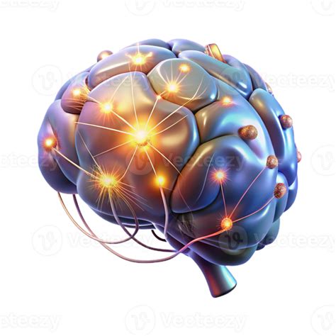 Serene Rustic A Holographic Projection Of A Human Brain Neural