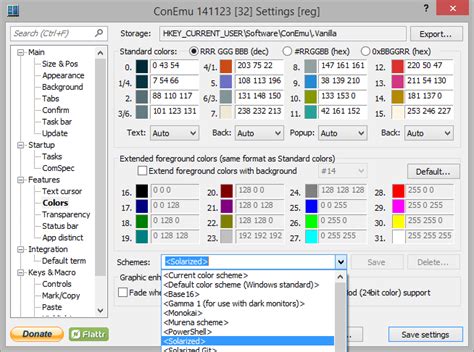 ConEmu How To Change Default Colorscheme For Consoles Super User