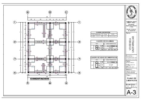 Planos De Cimentacion Para Viviendas Planos De Cimentación De Una