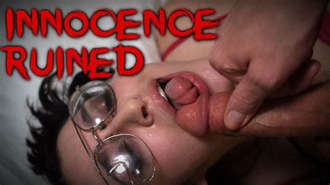 Innocence Ruined Petite Lesbian Student With Glasses Groomed By