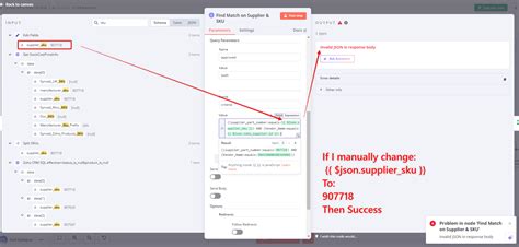 Getting Invalid Json Despite Json Being Valid When Manually Hard Code The Output Of The
