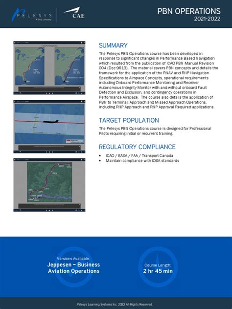 Pbn Operations Bat2021 2022 Pdf Aviation Navigation