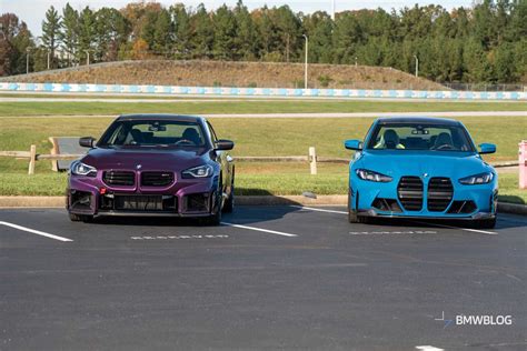 Double Trouble Bmw M3 Laguna Seca Blue And M2 Twilight Purple