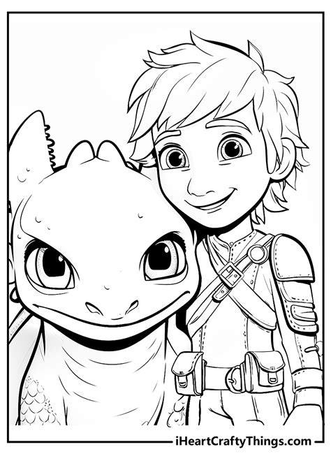 How To Train Your Dragon Characters Coloring Pages Coloring Pages