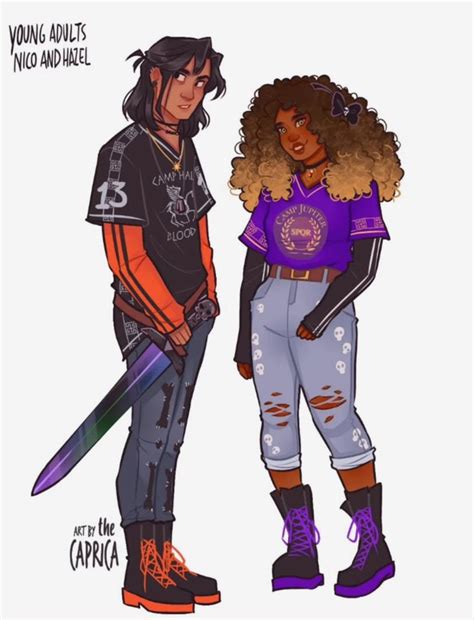 Nico And Hazel Pjo By Thecaprica Ig Hazel And Nico Fan Art Hazel