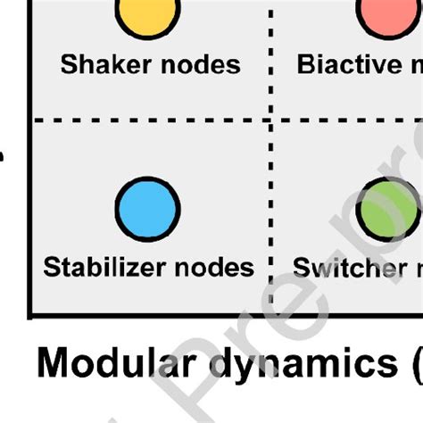 Diagram Of The Different Categories Of Network Node Dynamics Different Download Scientific